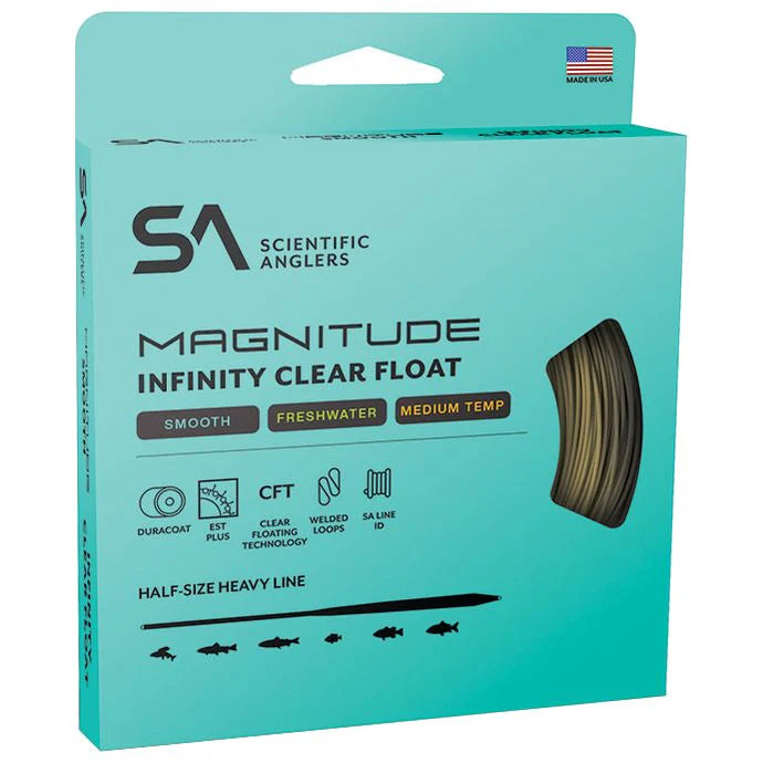 Scientific Anglers Magnitude Smooth Infinity Clear Float Head – charliesflybox