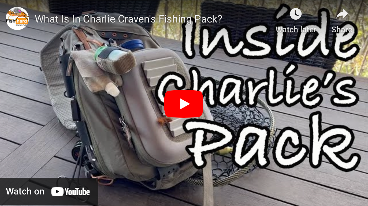 What Is In Charlie Craven's Fishing Pack? – charliesflybox