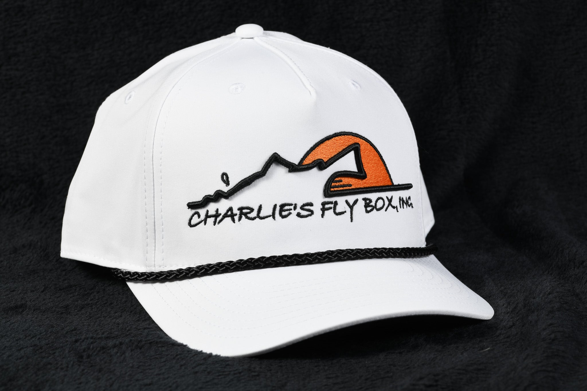 OG Raised Logo CFB Rope Hat, White – charliesflybox