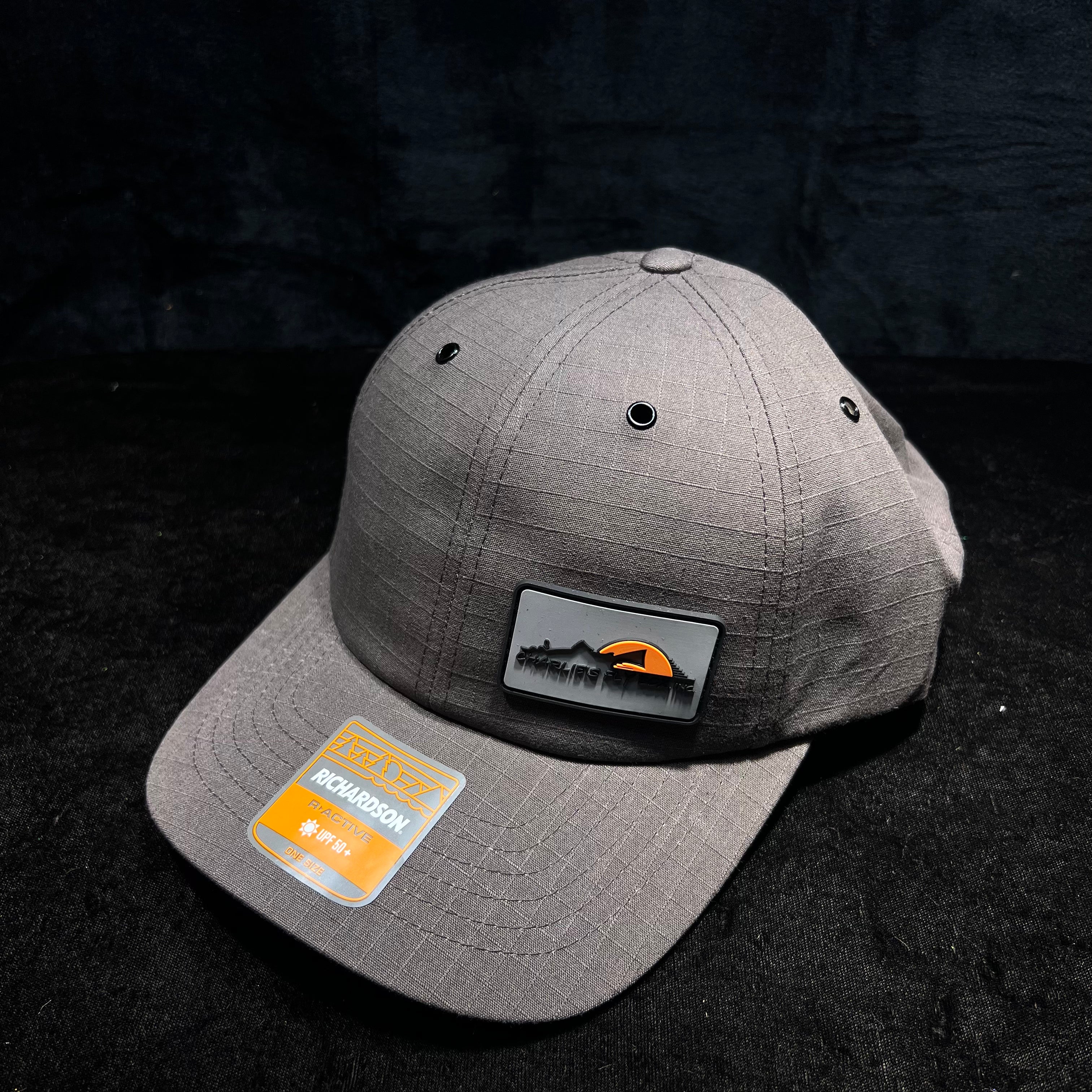 CFB Hat, Brown Active Hat with Rubber Off-Center Patch – charliesflybox
