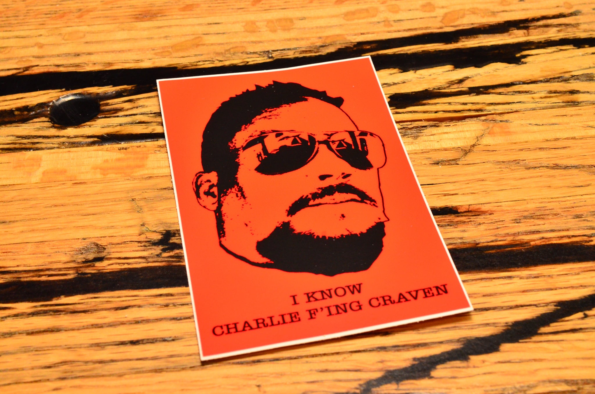 Charlie F'n Craven Sticker – charliesflybox