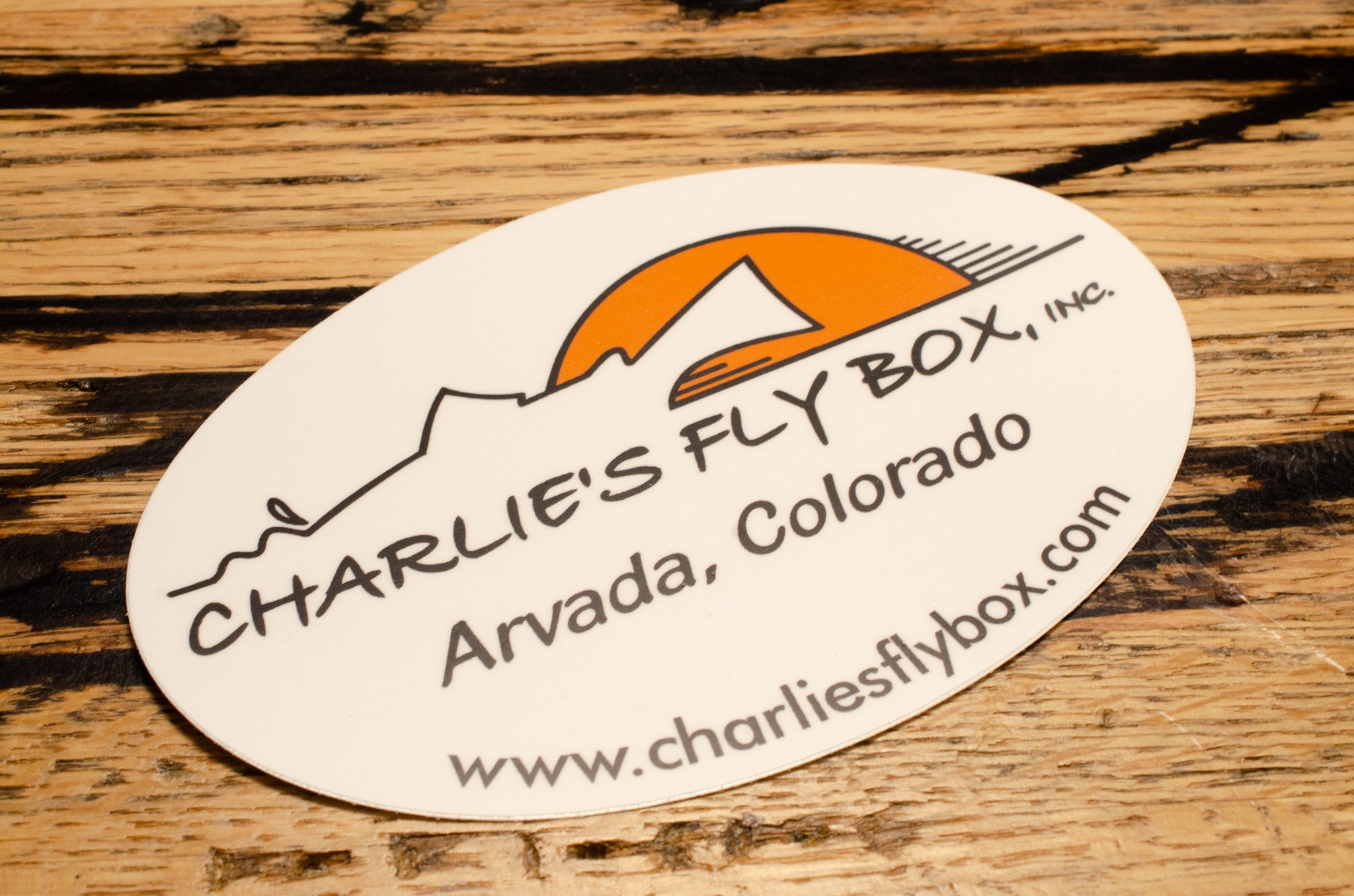 CFB Classic Logo Sticker – charliesflybox
